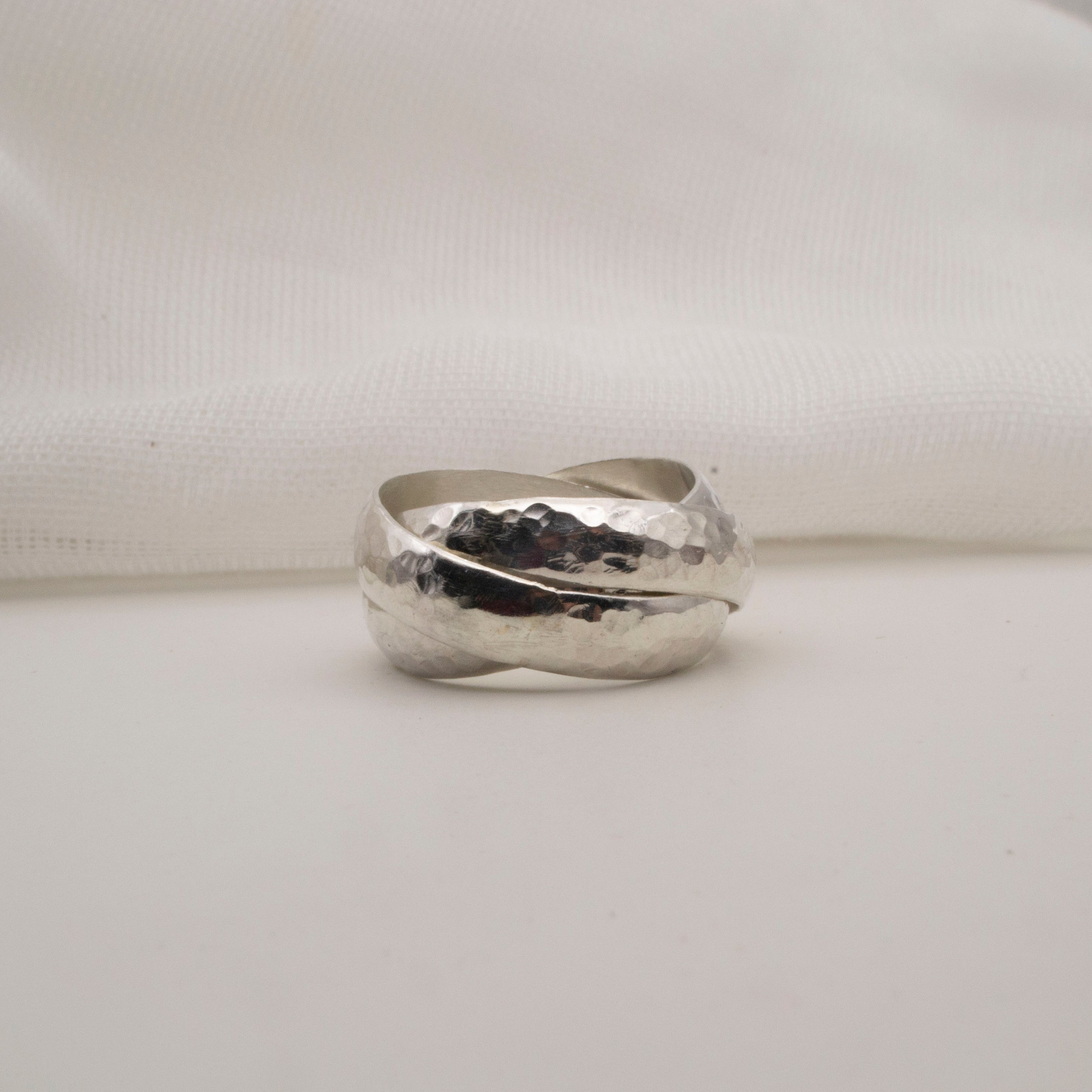 Chunky sterling silver russian wedding ring – Becky Pearce Designs